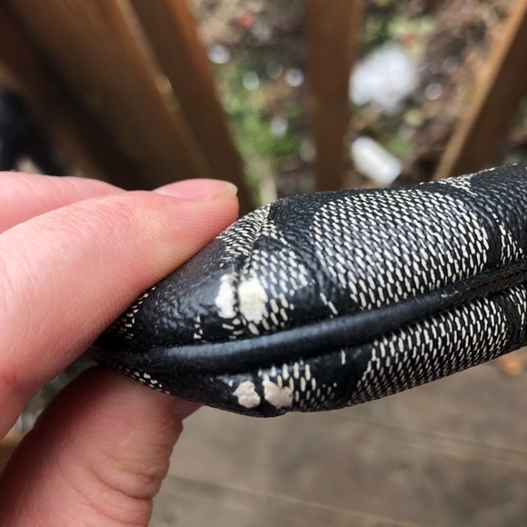 Coach | Bags | Coach Black And Dark Grey Wallet | Poshmark